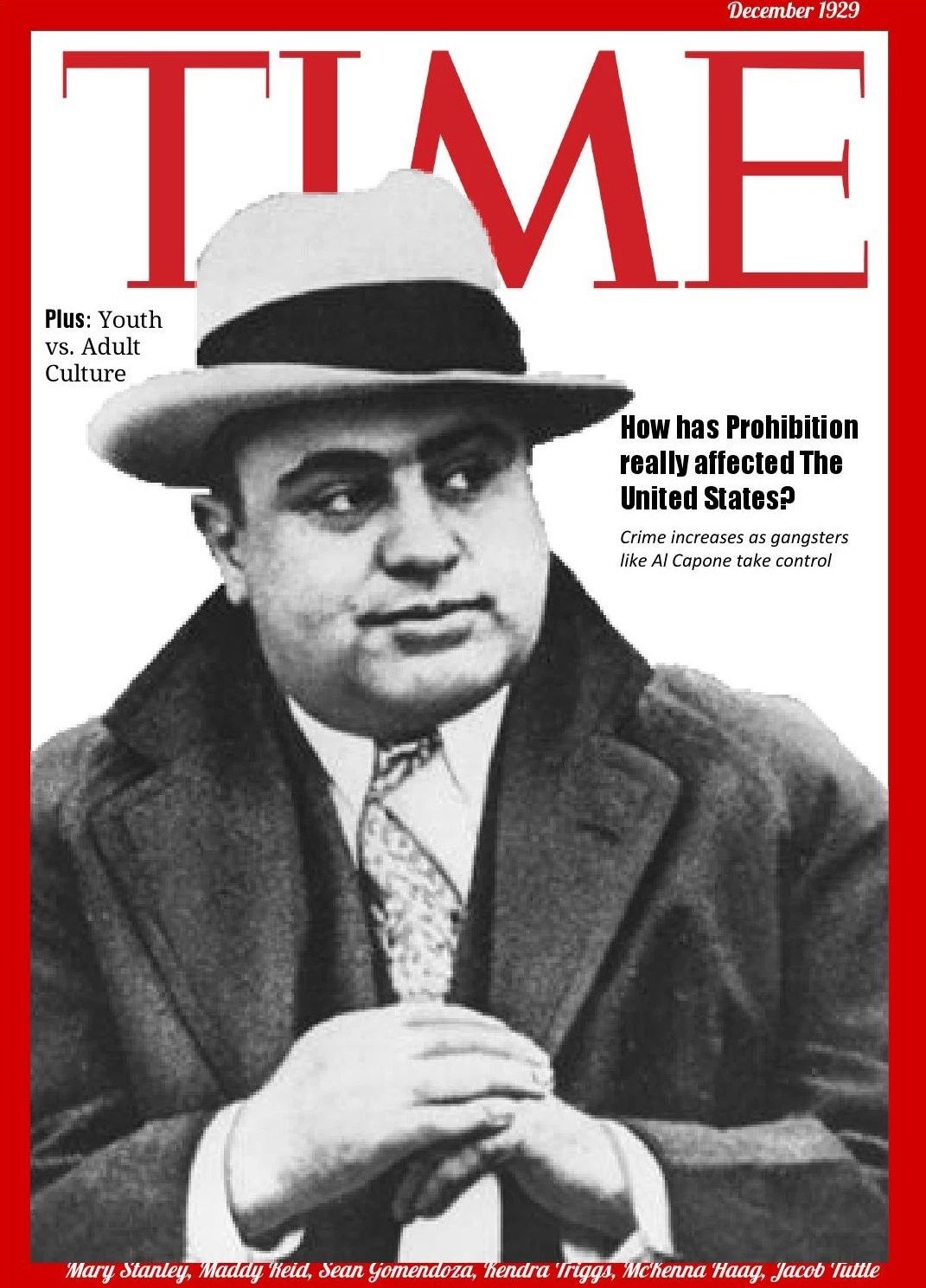 Al Capone Mafia Organized Crime Mobster Mob Magazine '29 300 Piece Jig ...