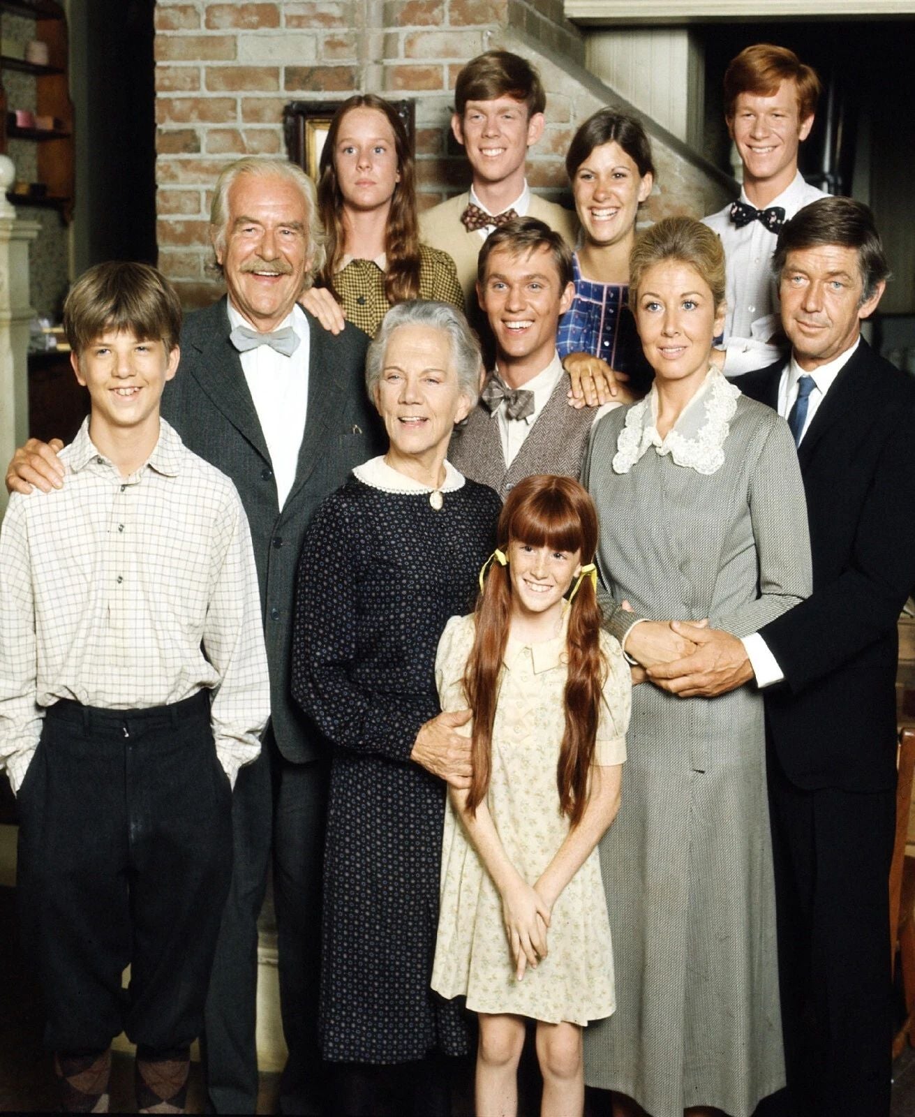Cast Of The Waltons Classic Tv Series Publicity Print 300 Piece Jigsaw ...